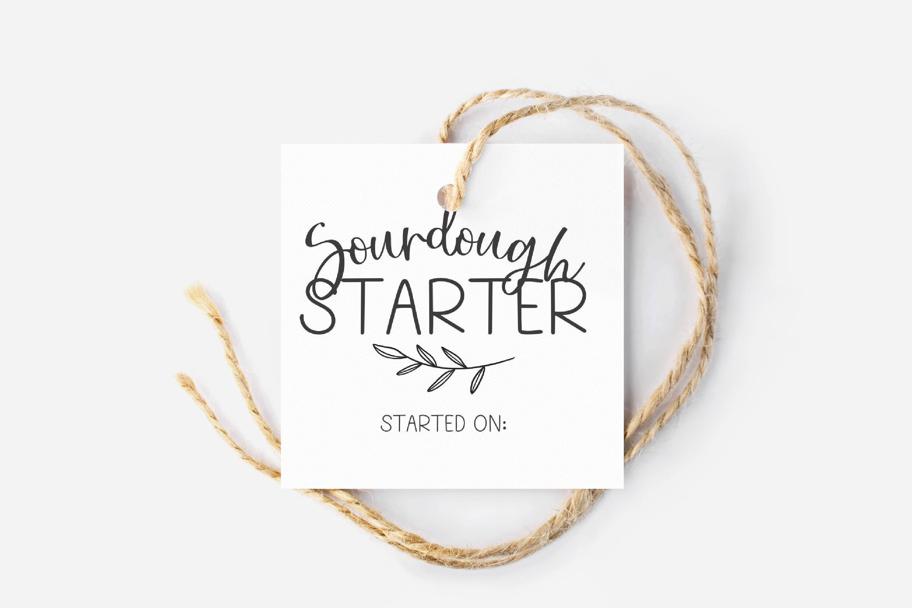 Sourdough Starter Tag Sourdough Bread Tag Bakery Tag Home Bakery Gift ...