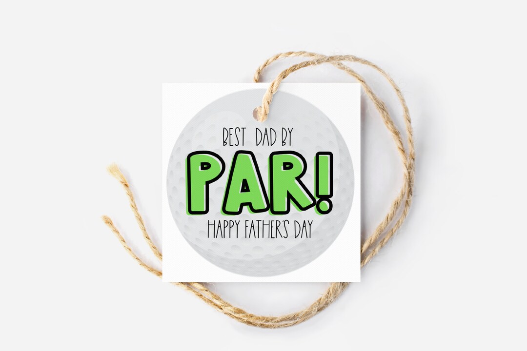 Best Dad by PAR Cookie Tag | Happy Fathers Day Tag | Cookie Tag ...