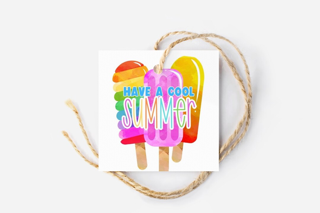 I Hope You Have a Happy Summer Printable Gift Tag | Last Day of School ...