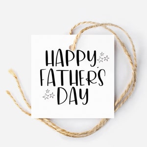 Happy Fathers Day Gift Tag | Father's Day Cookie Tag | Happy Fathers ...