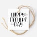 Happy Fathers Day Gift Tag | Father's Day Cookie Tag | Happy Fathers ...