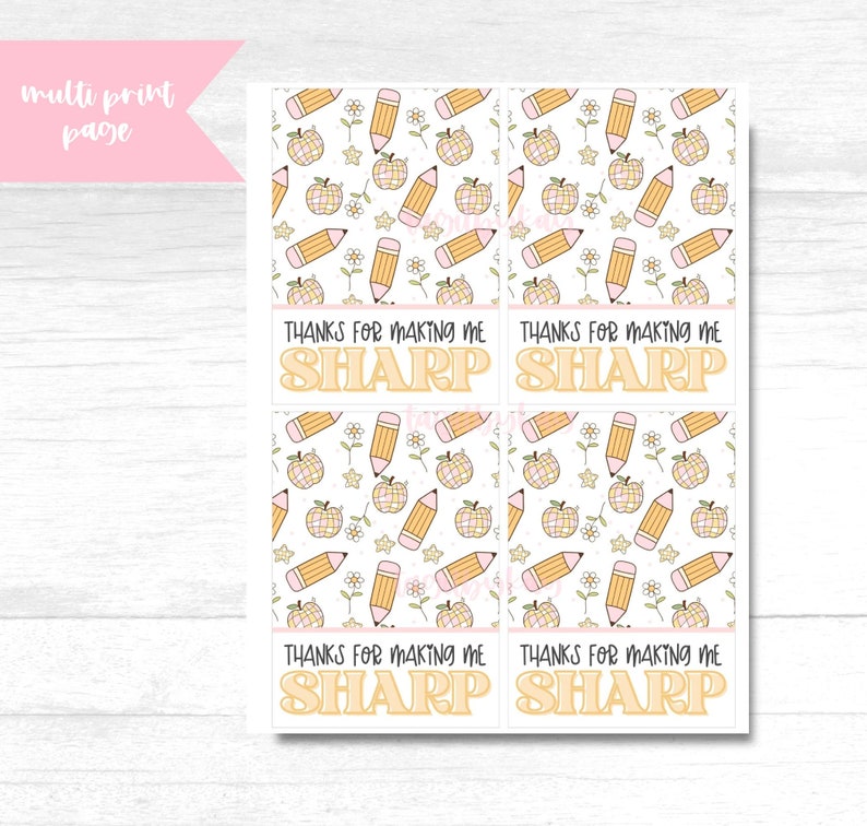 Printable Teacher Appreciation Week Cookie Card Thanks for Making Me ...