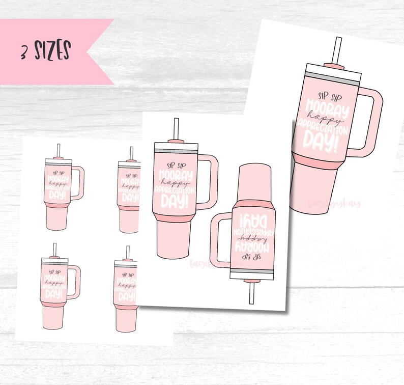 Tumbler Teacher Appreciation Week Gift Tag | Sip Sip Hooray | Nurse ...