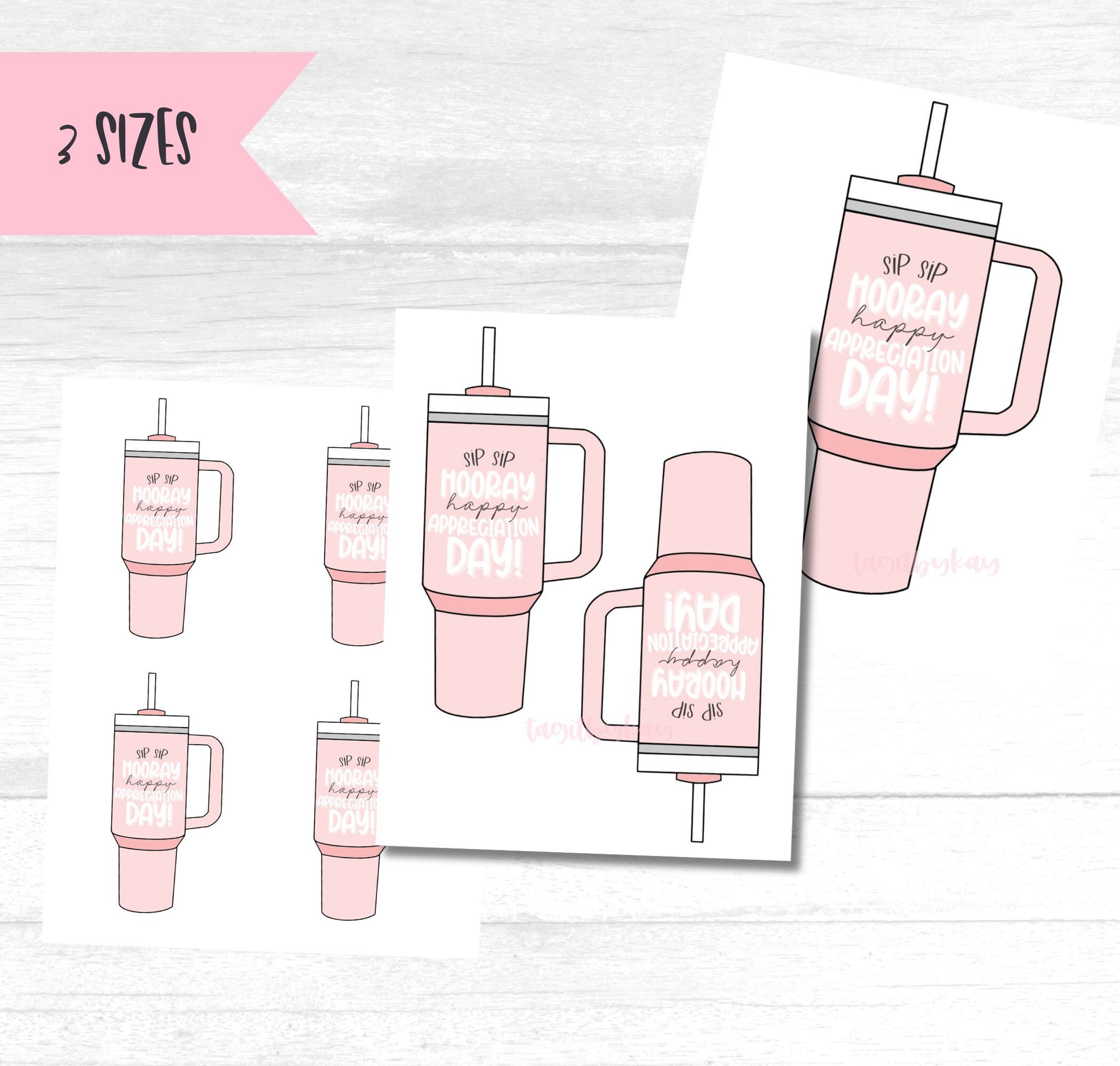 Tumbler Teacher Appreciation Week Gift Tag | Sip Sip Hooray | Nurse ...