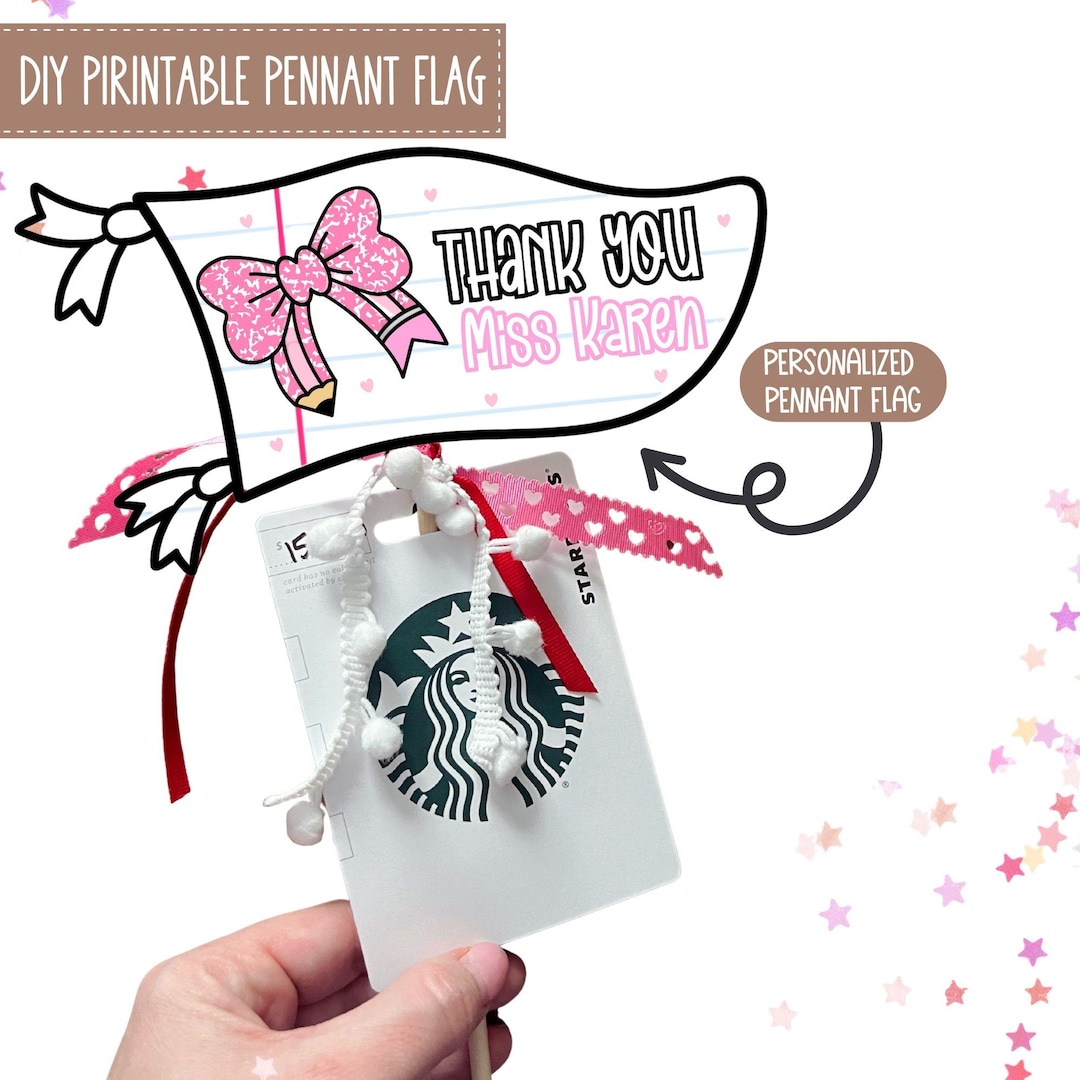 Teacher Appreciation Pennants| Personalized Pennant Flag | Teacher ...