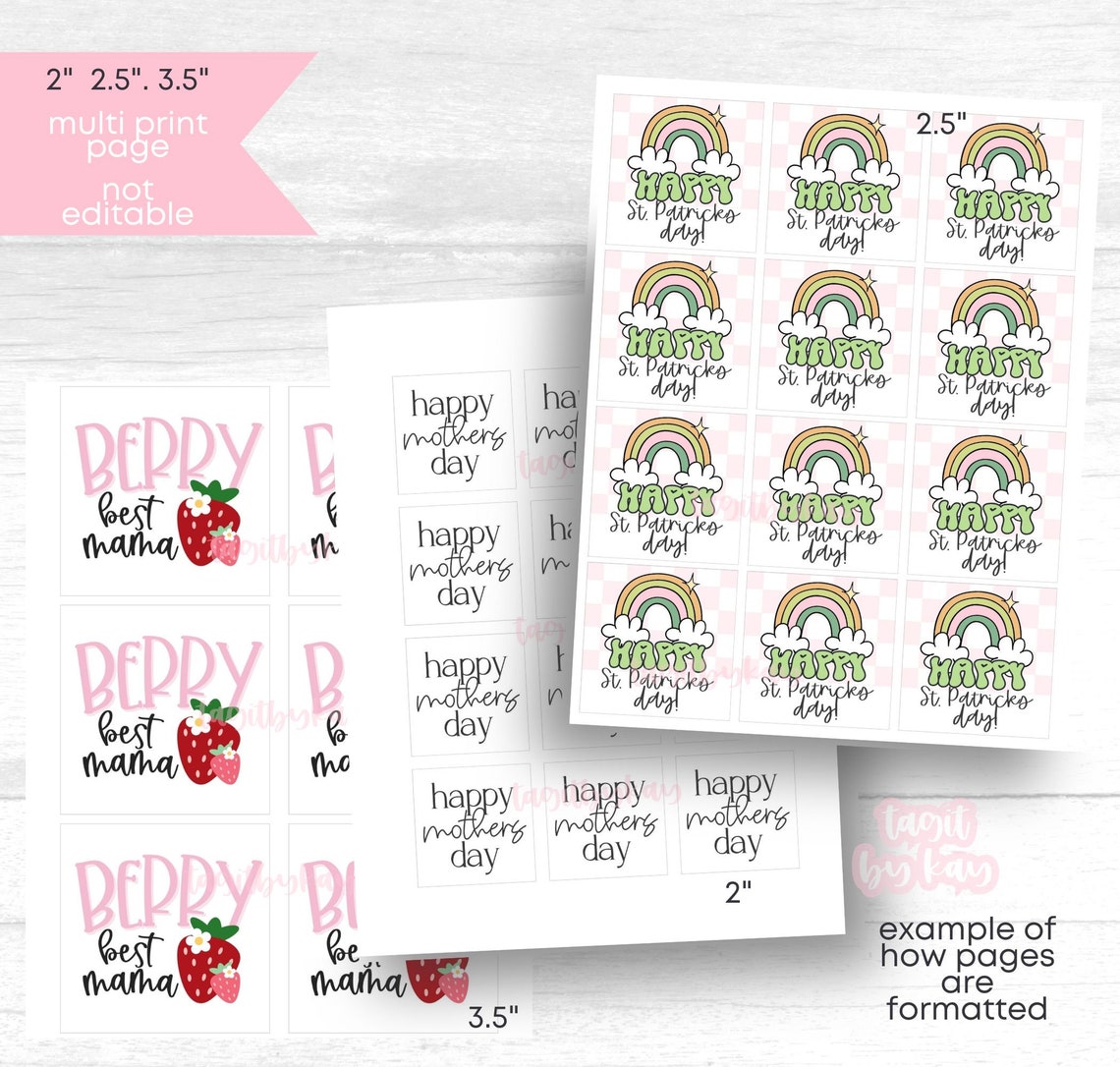 TQM Mama Feliz Día De Las Madres Mothers Day Cookie Tag Spanish Floral ...