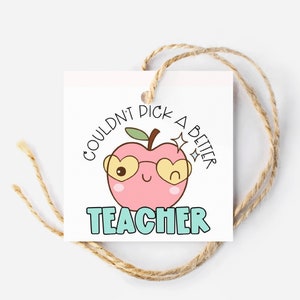 Printable Teacher Appreciation Week Cookie Treat Tag | Teacher Treat ...