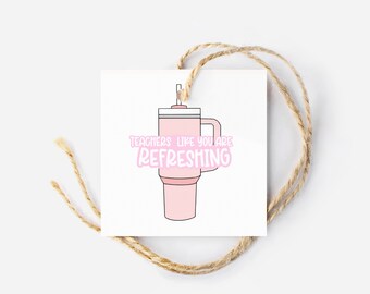 2 Teachers Like You Are so REFRESHING School/teacher Appreciation ...