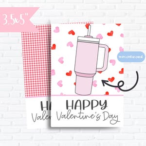 Valentine's Day Printable Mini Cookie Card Set of 3 | Cookie Valentines ...