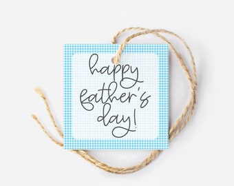 Happy Fathers Day Gift Tag | Father's Day Cookie Tag | Happy Fathers ...