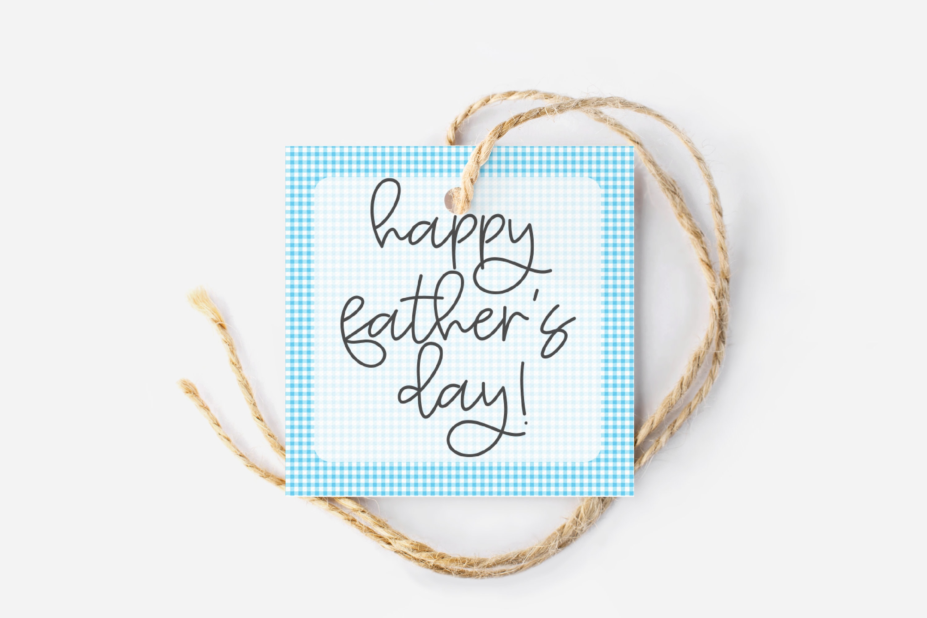 Happy Fathers Day Gift Tag Father's Day Cookie Tag Happy Fathers Day ...