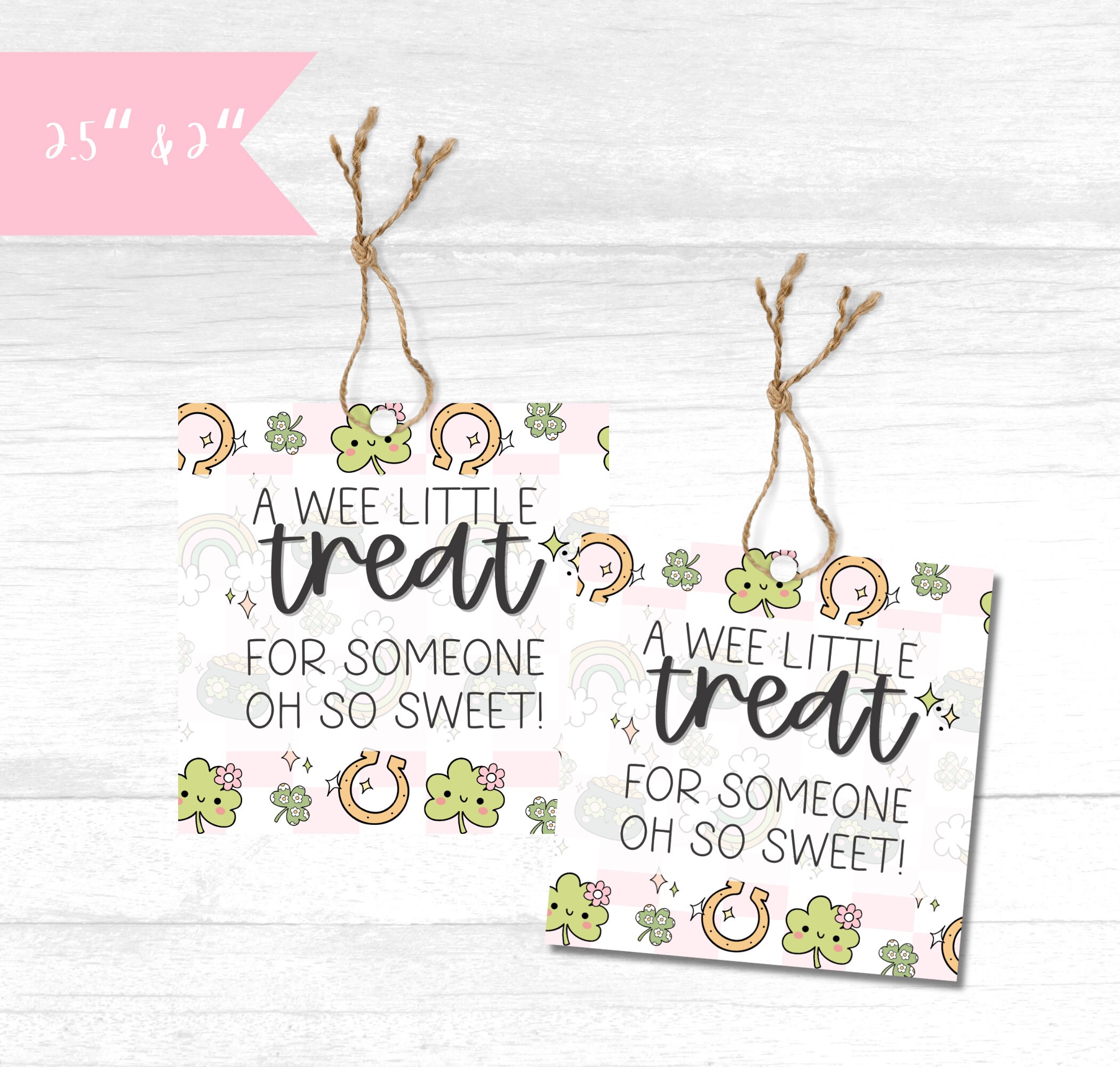 Printable St. Patrick's Teacher Cookie Treat Tag How Lucky to Be Taught ...