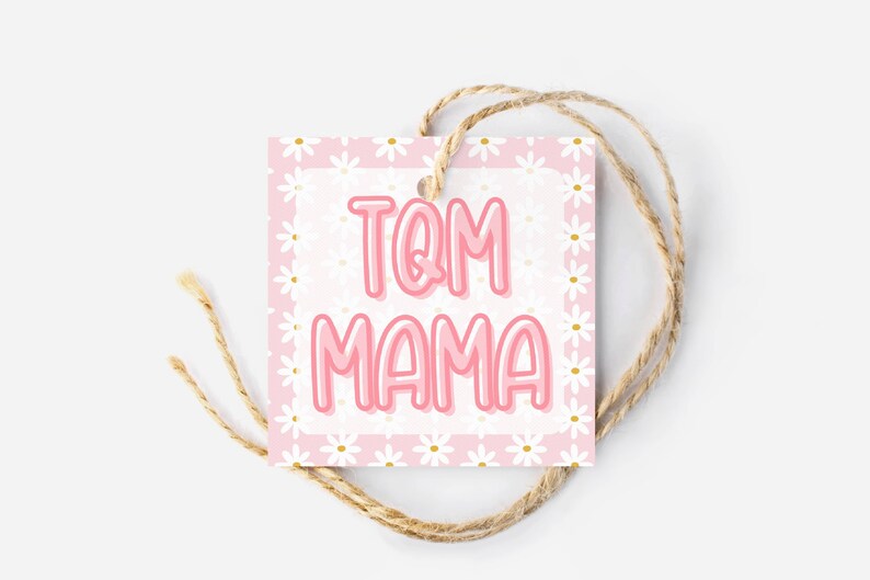 TQM Mama Feliz Día De Las Madres Mothers Day Cookie Tag Spanish Floral ...