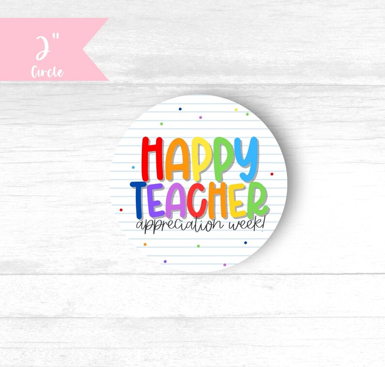 Printable Teacher Appreciation Week Cookie Treat Tag Teacher Treat Gift ...