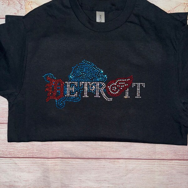 Rhinestone Shirt - Etsy