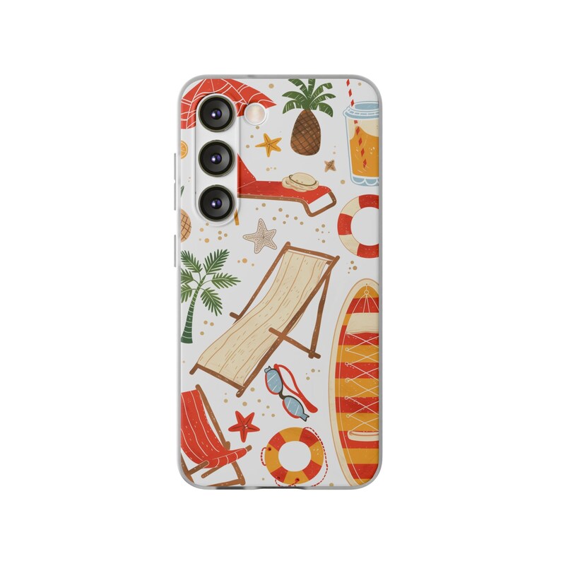 Clip Art Summer 4 Vibes Flexi Cases - Etsy