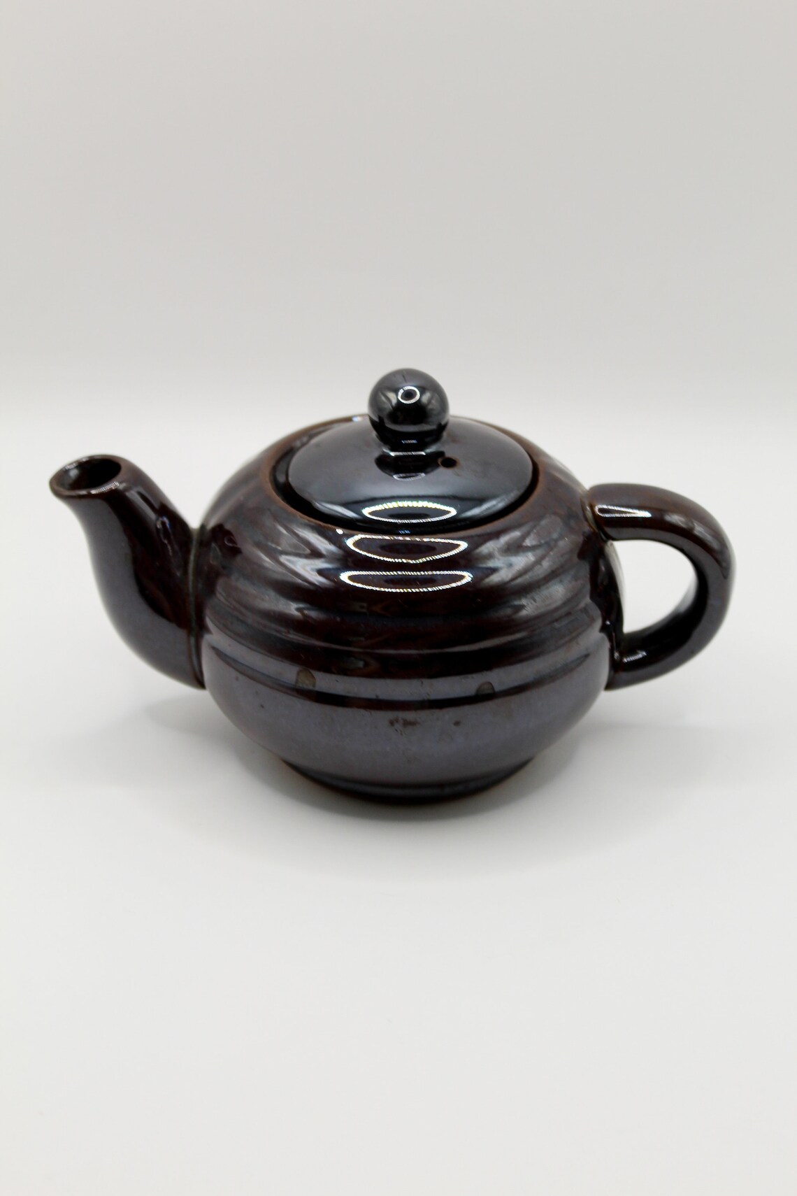 Dark Purple Tea Pot - Etsy