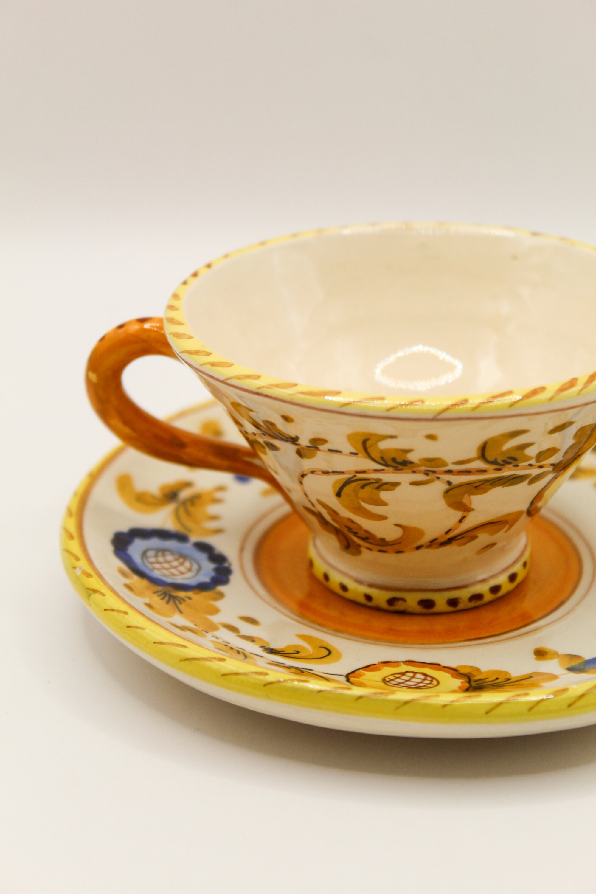 Vintage Italian Styled Tea Cup - Etsy