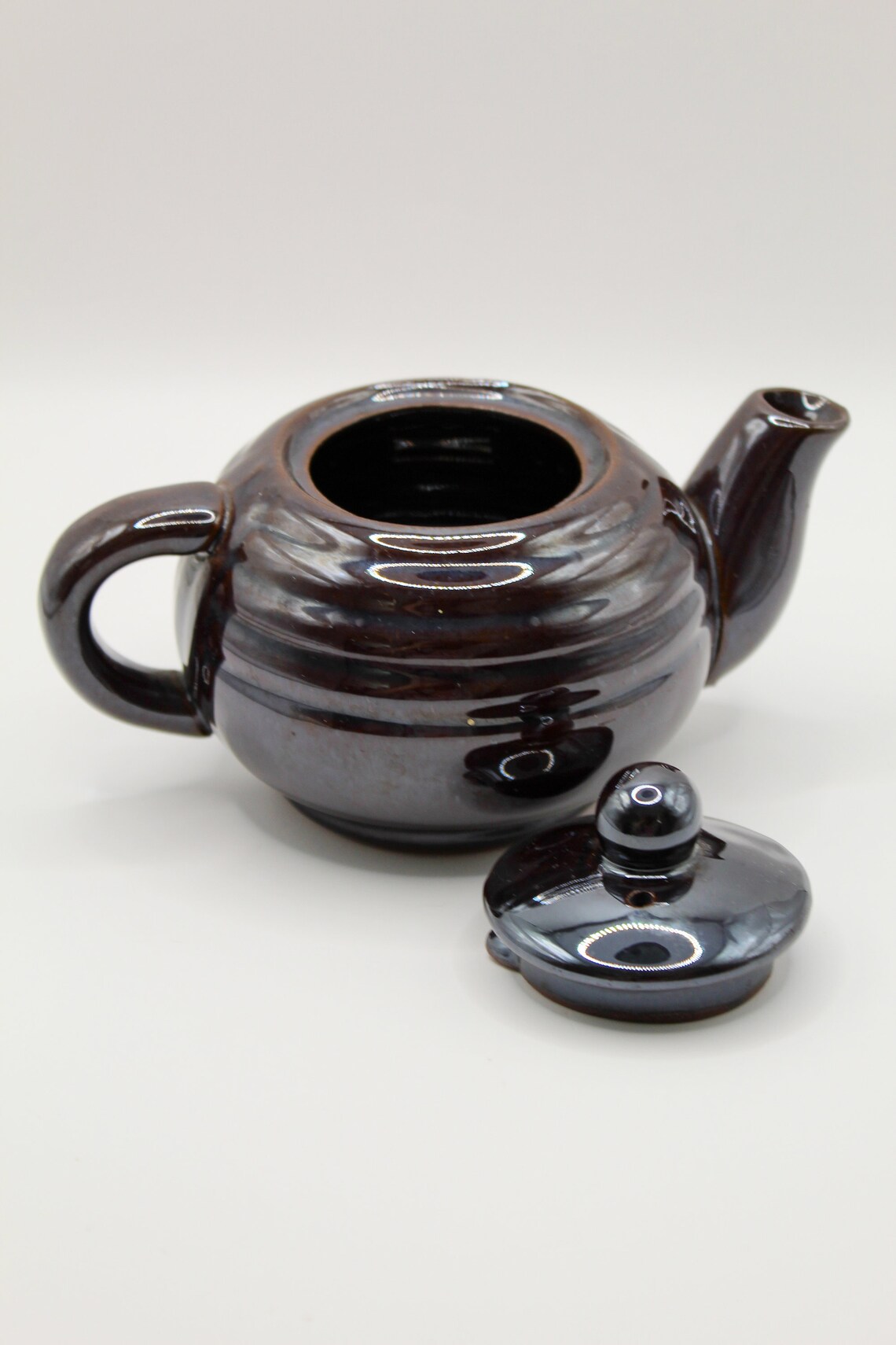 Dark Purple Tea Pot - Etsy