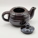 Dark Purple Tea Pot - Etsy