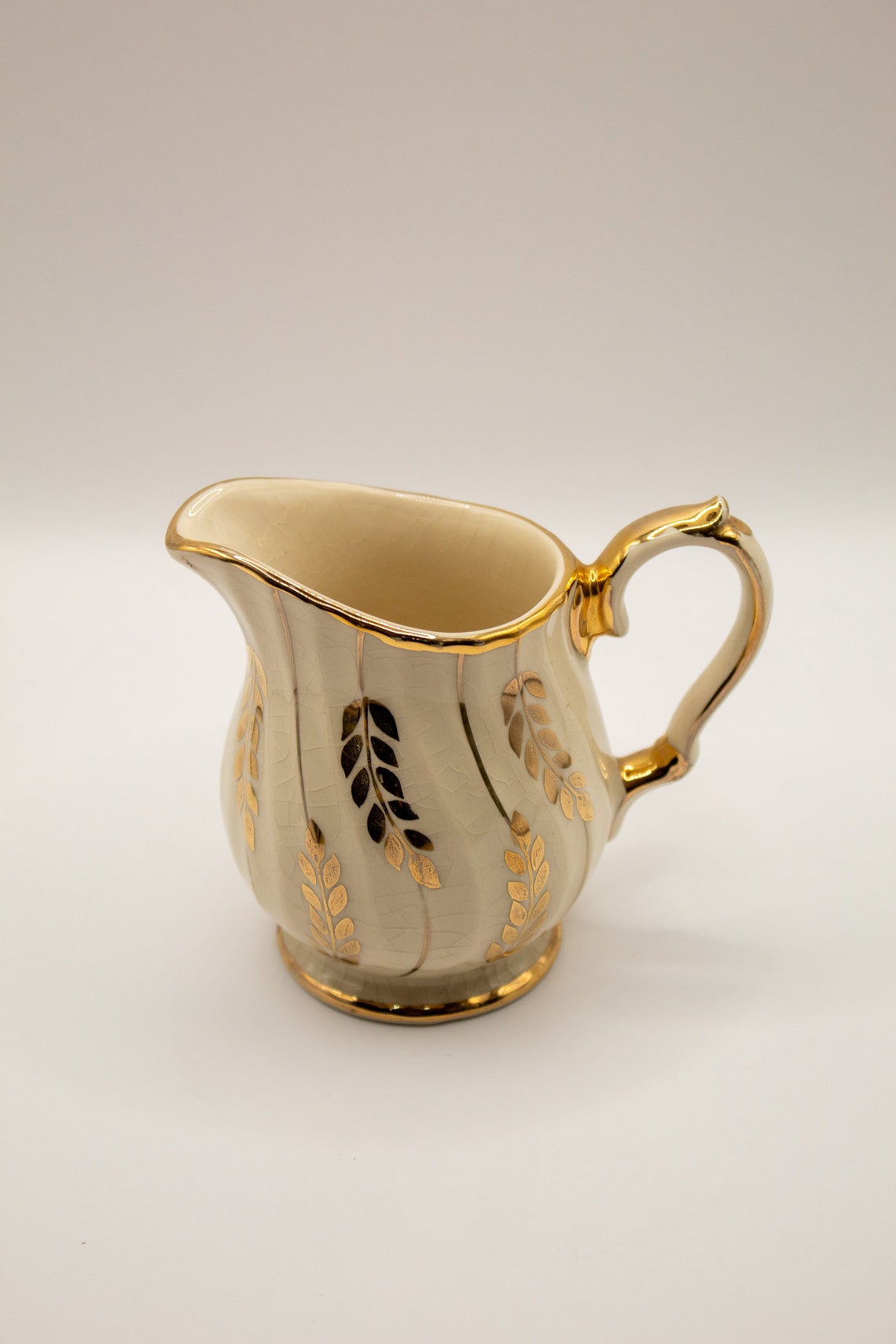 Gold Teapot, Sugar, & Cream Set - Etsy