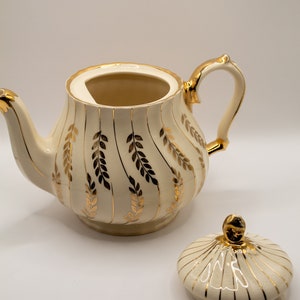 Gold Teapot, Sugar, & Cream Set - Etsy