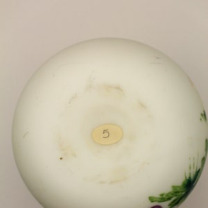 White Flower Satin Glass Rose Bowl - Etsy