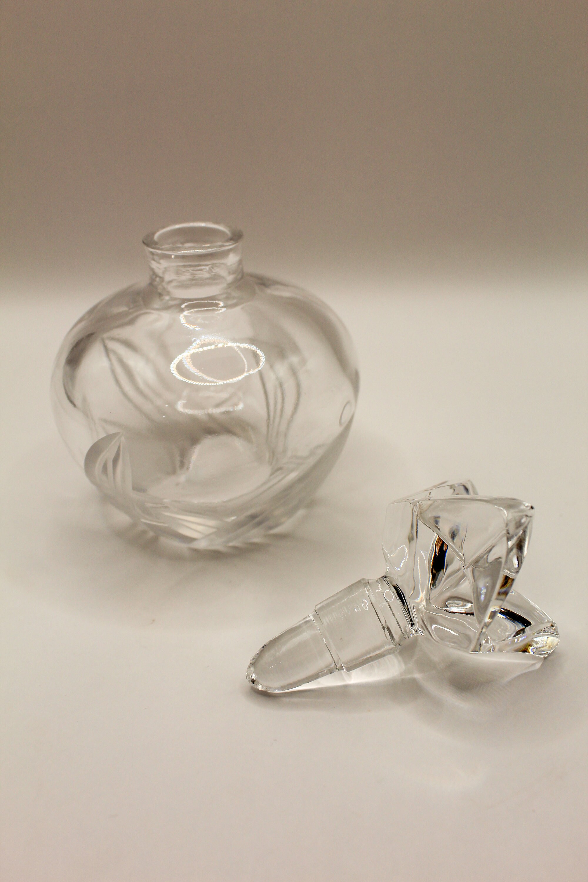 3 Mini Perfume Glass Bottles - Etsy
