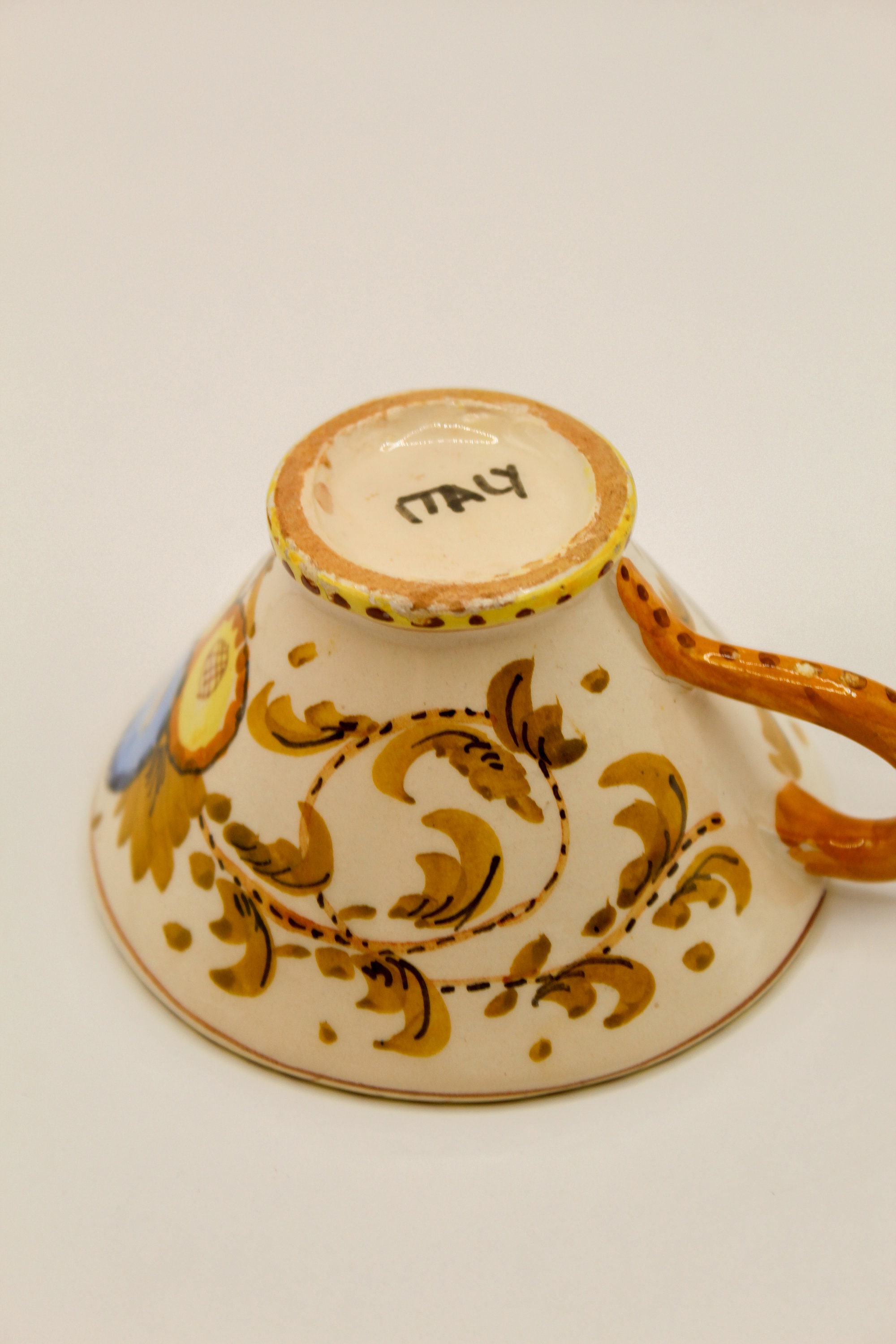 Vintage Italian Styled Tea Cup - Etsy