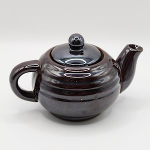 Dark Purple Tea Pot - Etsy