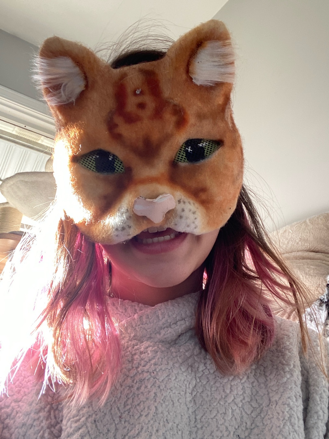 Orange Tabby Cat Therian Mask - Etsy UK