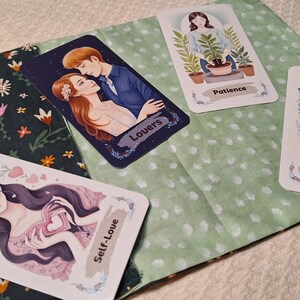Spring Flower Tarot Wrap Set - Tarot and Oracle Card Protector ...