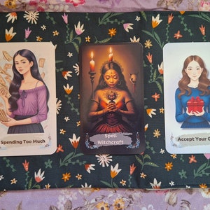 Spring Flower Tarot Wrap Set - Tarot and Oracle Card Protector ...