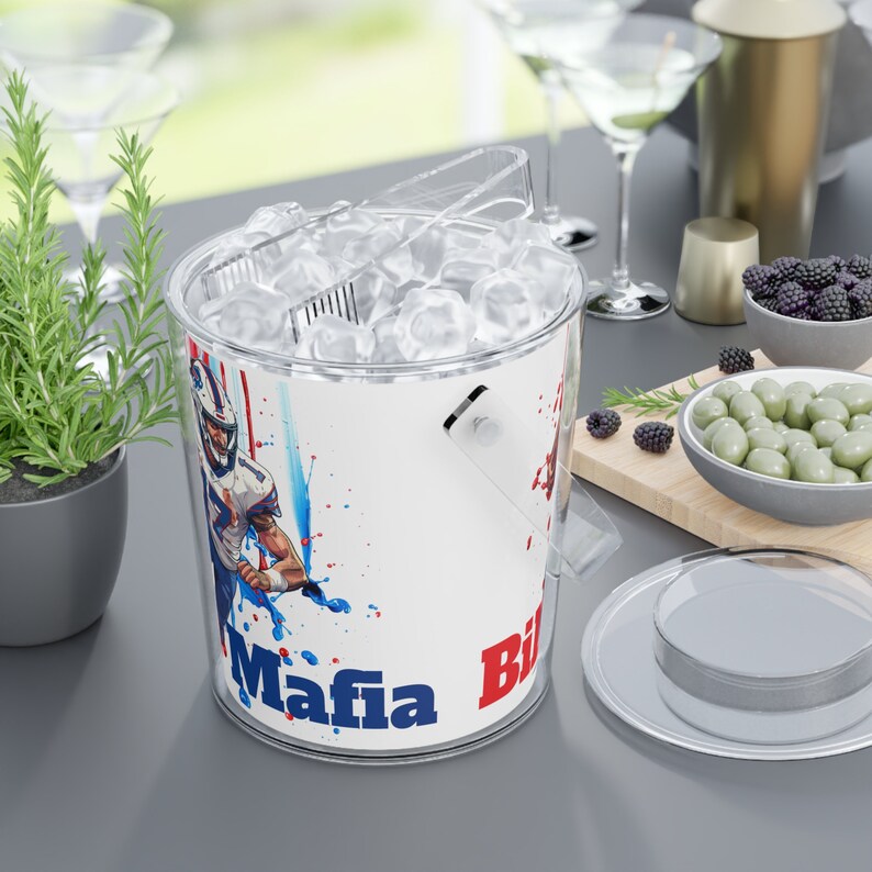 Bills Mafia Ice Bucket With Tongs - Etsy