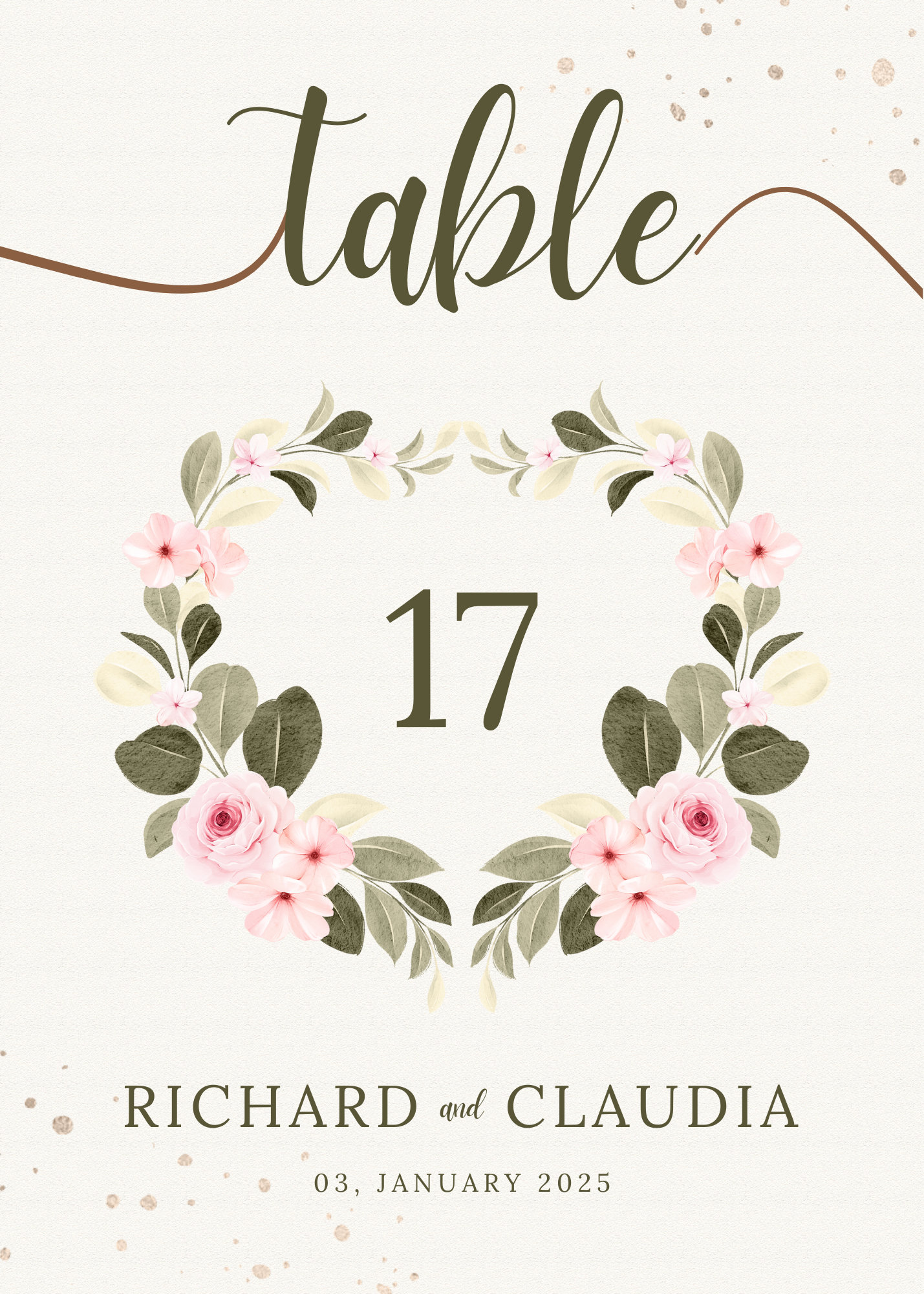 Two Editable Table Numbers Template, Printable Table Numbers - Etsy
