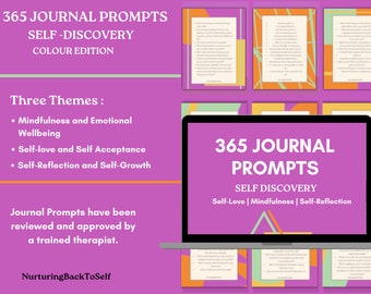 List of Journal Prompts Printable, Self Discovery Journal, Beginner ...