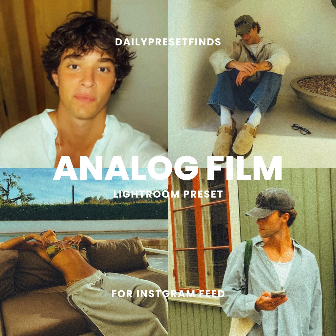 Analog Lightroom Film Presets Vintage Aesthetic Film, Retro Grain ...