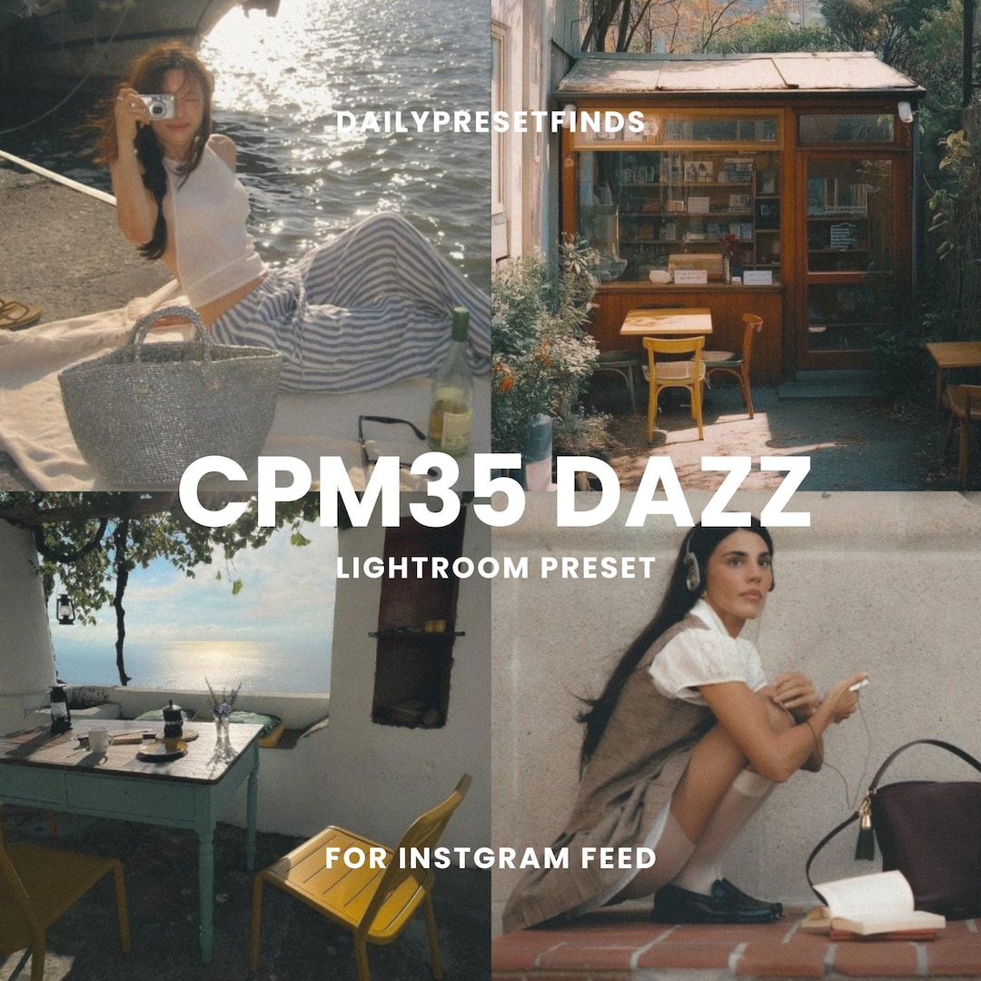Digicam CPM35 Dazz Film Presets Lightroom, Aesthetic Film Simulation ...