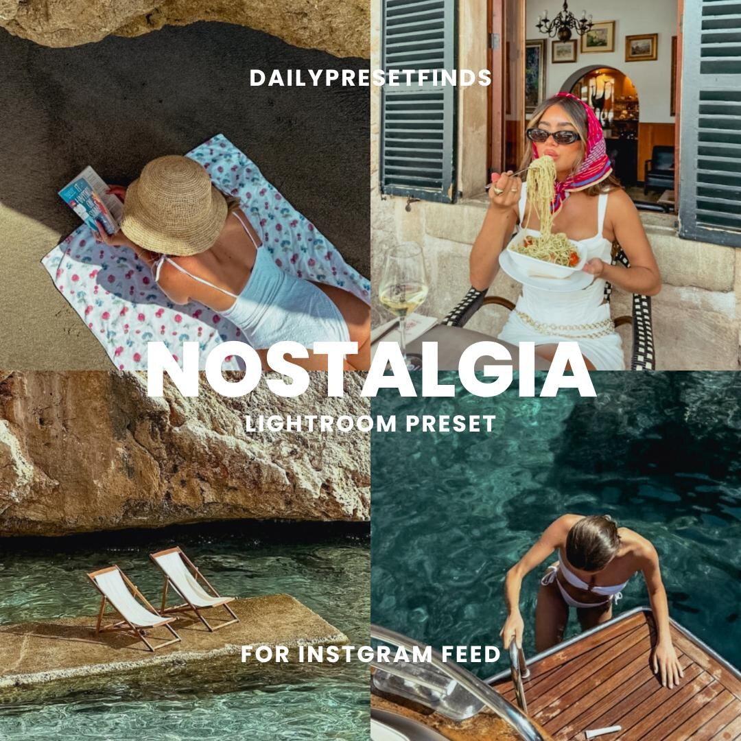 Summer Nostalgia Preset Lightroom, Film Beach Photos , Film Preset ...