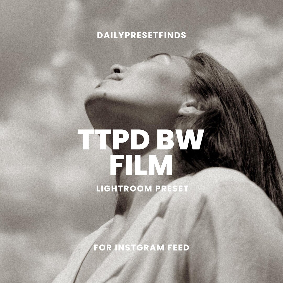 TTPD Tortured Poet's Department Lightroom Presets, Vintage Film ...