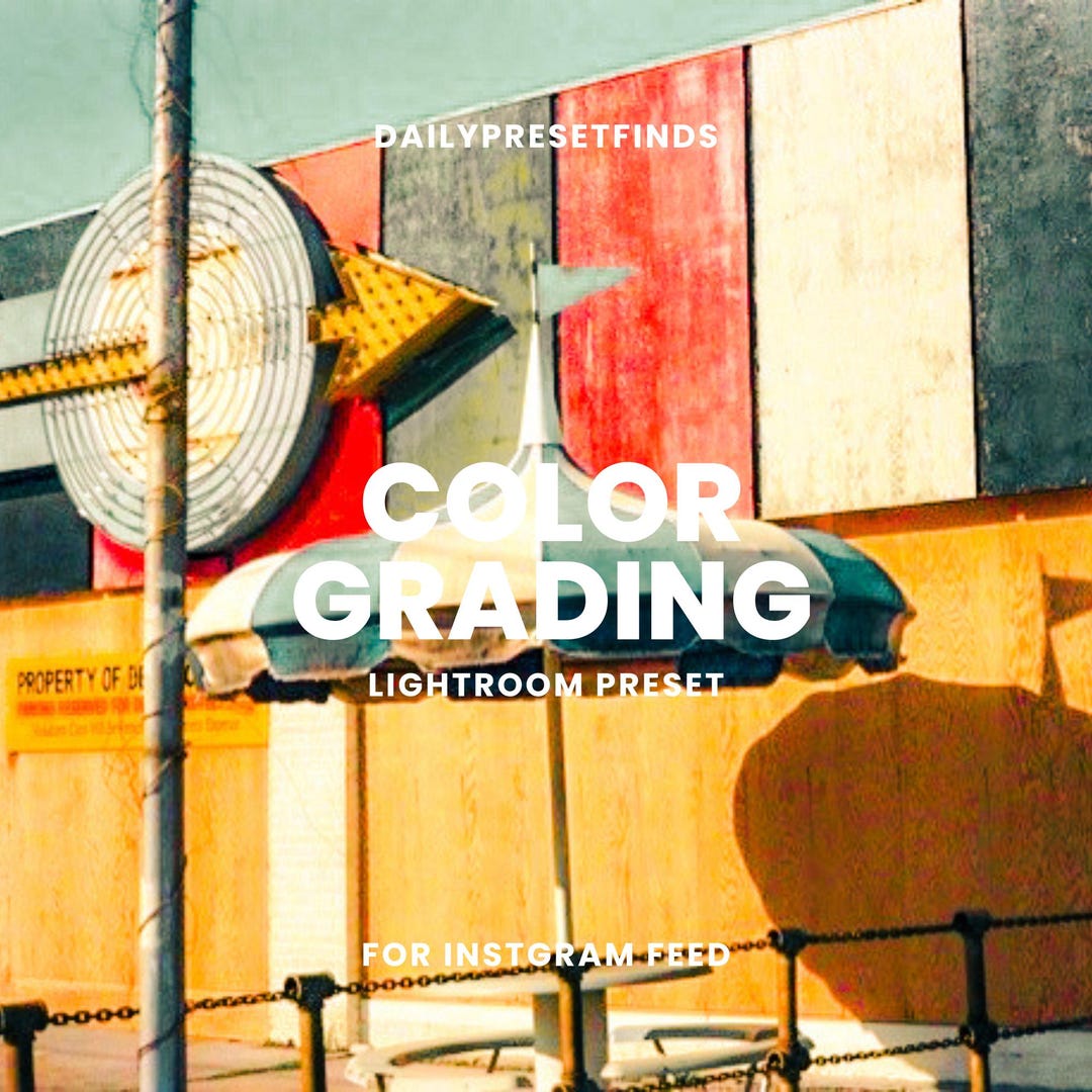 Color Grading Photography Lightroom Editorial Presets, Film Preset ...