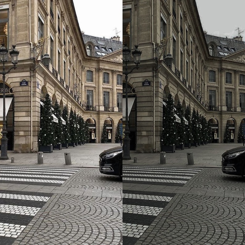 5 Dark Aesthetic Presets Lightroom Mobile, Clean Trendy Noir Preset ...