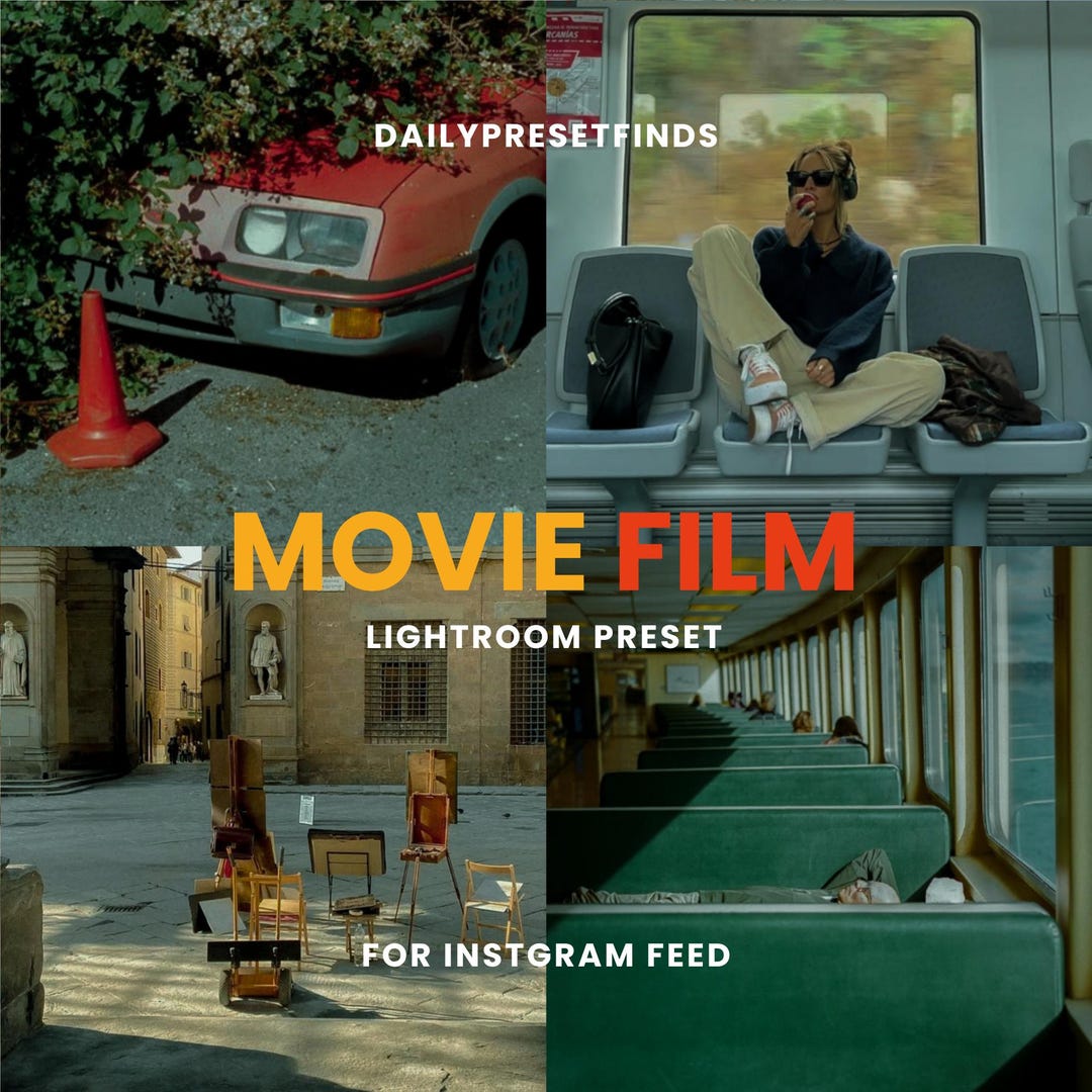 Movie Premium Film Lightroom Presets, Authentic Film Looks, Cinematic ...