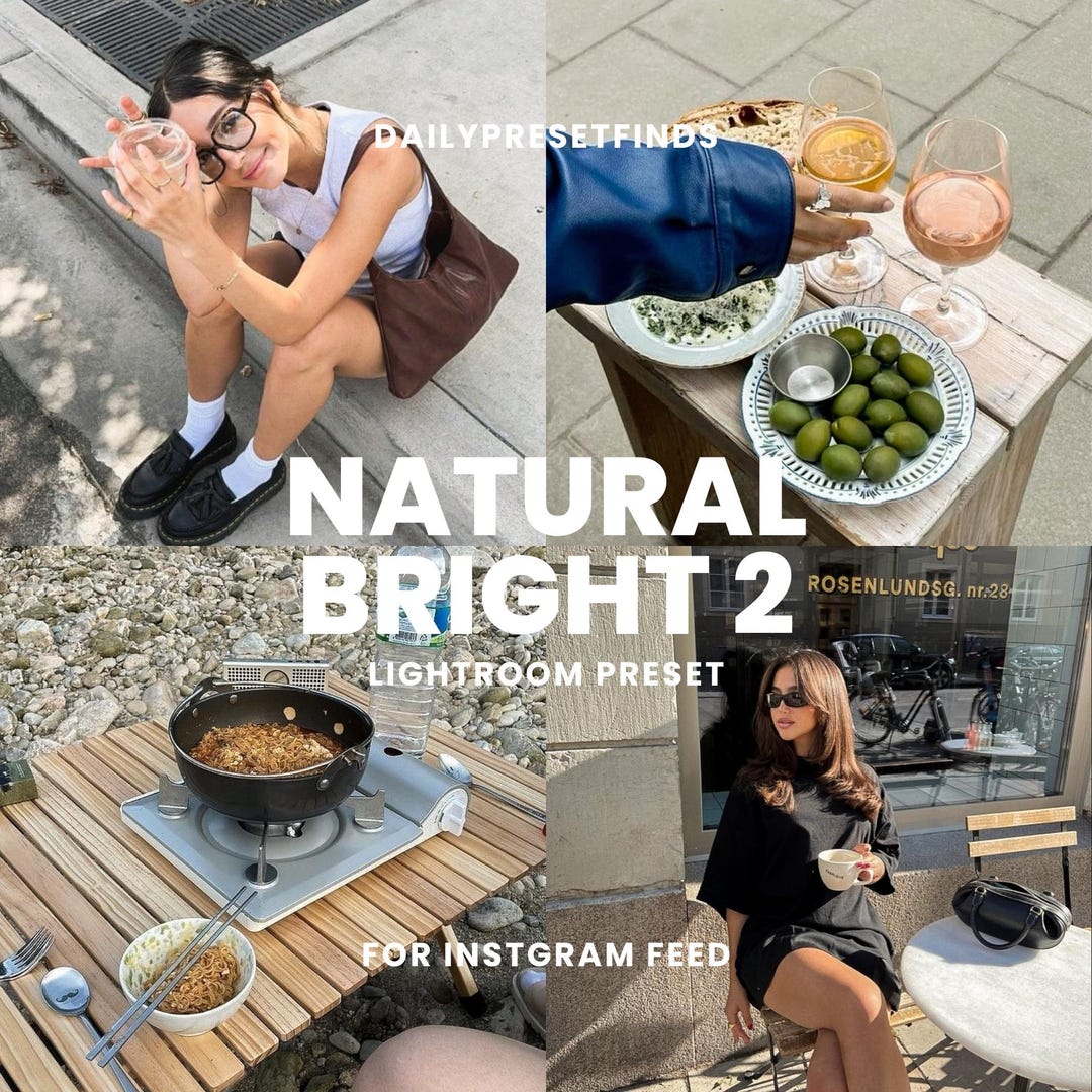 Natural Bright Lightroom Presets, Bright Preset, Bright Airy Preset ...