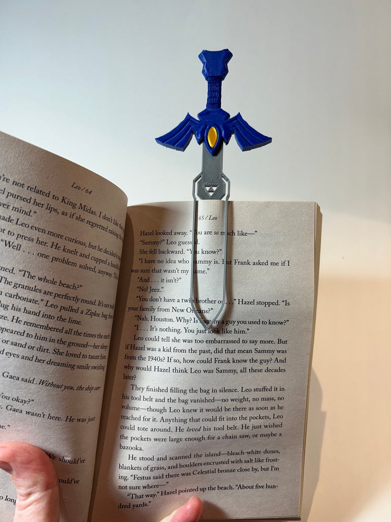 Legend of Zelda Wind Waker: Master Sword Bookmark - Etsy
