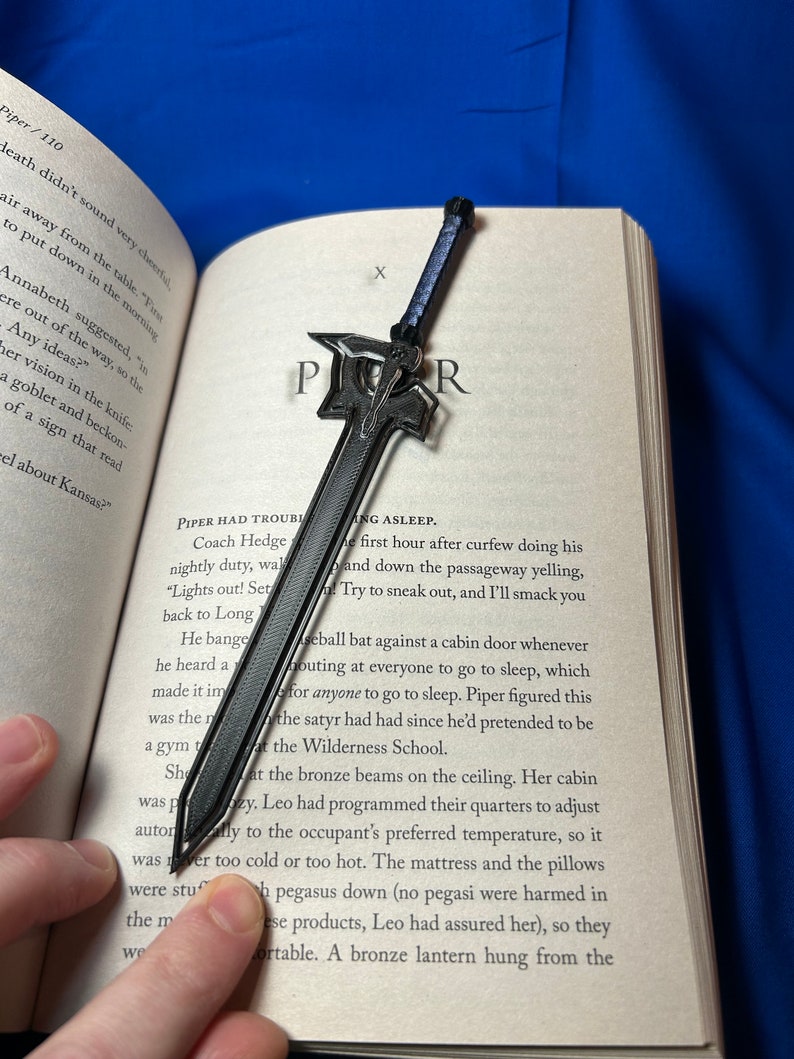 Sword Art Online Kirito's Elucidator Anime Sword Bookmark - Etsy
