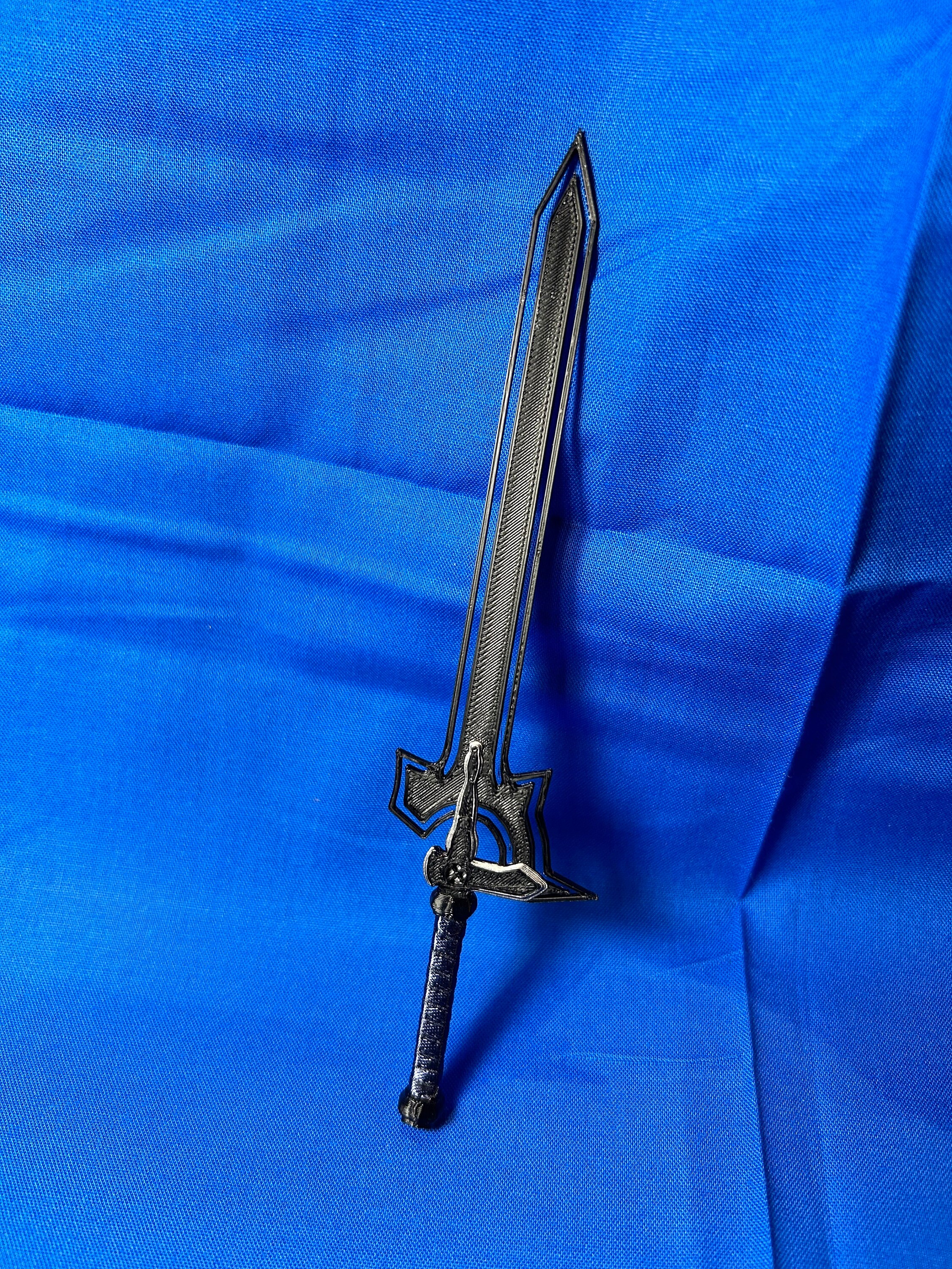 Sword Art Online Kirito's Elucidator Anime Sword Bookmark - Etsy UK