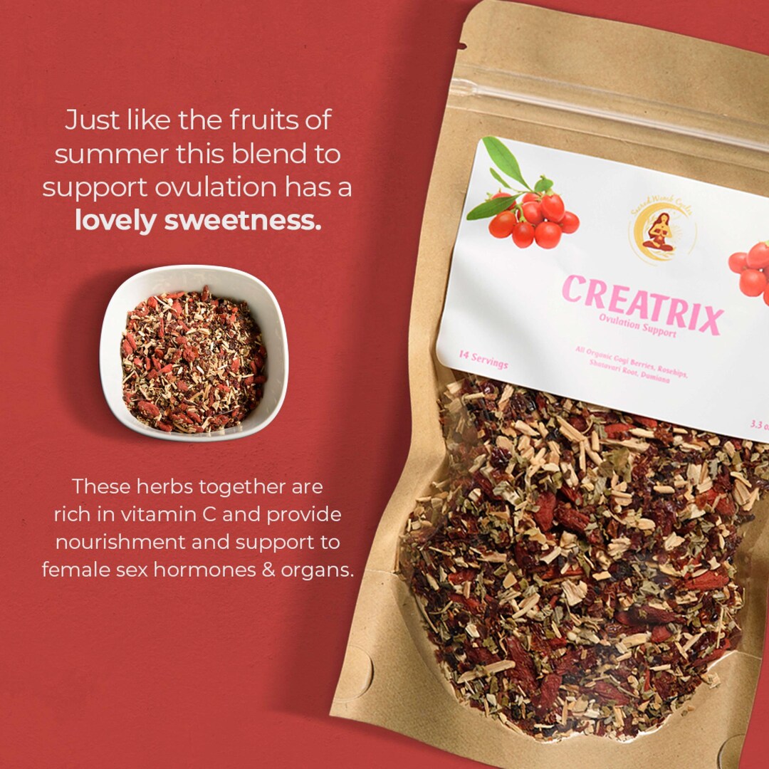 Creatrix | Ovulation Phase Tea for Fertility, Vitality & Hormone ...