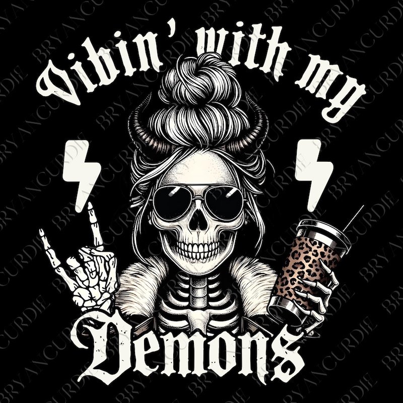 Gothic Demon Illustration - Etsy