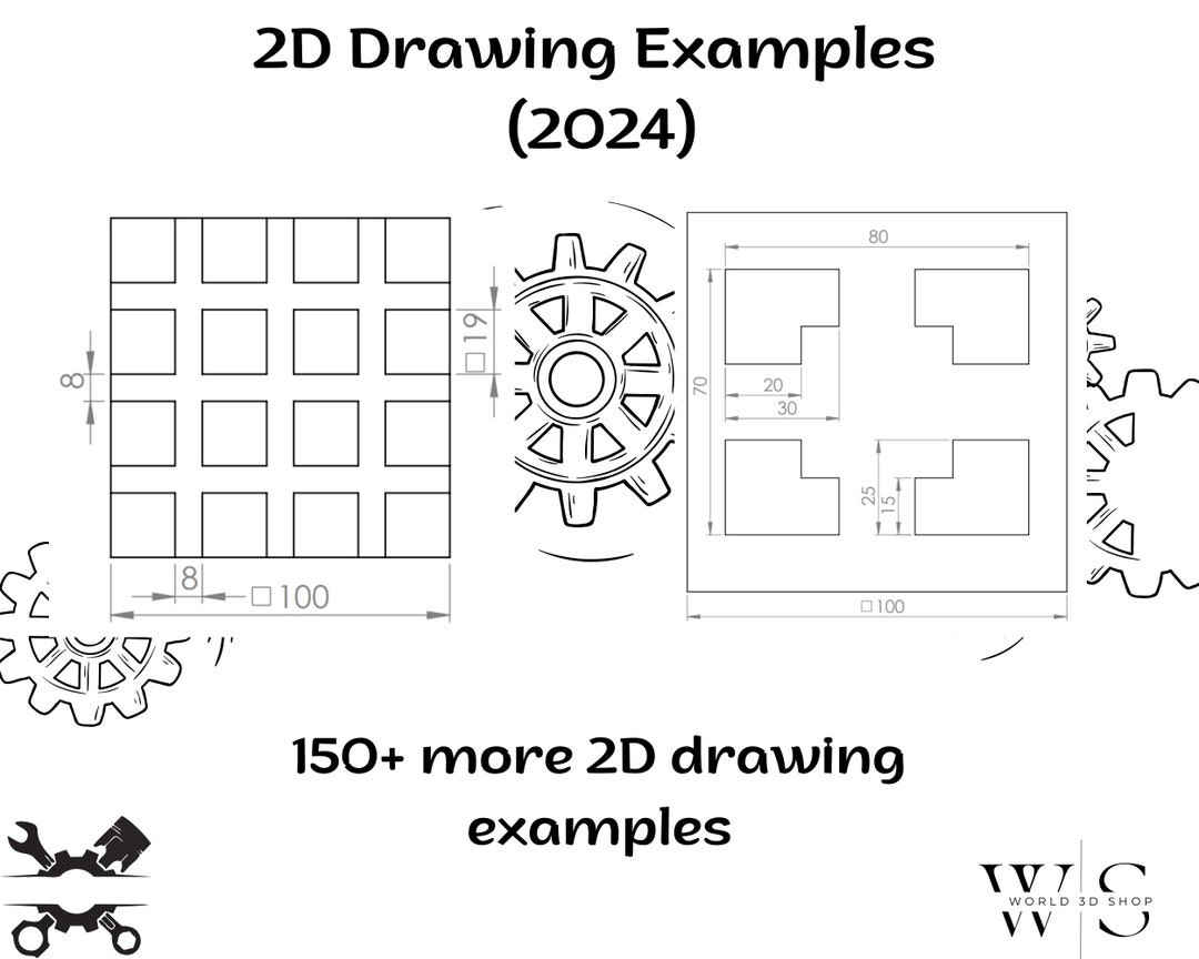 2D Drawing Examples Solidworks Full Version Lifetime 2D 2D Design ...